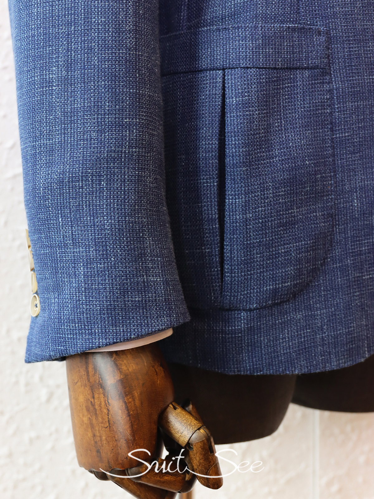 Cuturhk - 【Red Label】 Giorgio Carli Wool&Linen Casual Jacket}